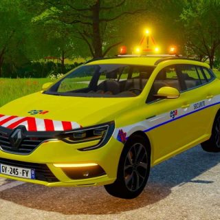 Renault Megane IV Estate EGA Security v1.0 FS22 Mod | Farming Simulator ...