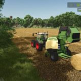 Round Baler Extension v1.1.0.0 FS25 Mod | Farming Simulator 22 Mod