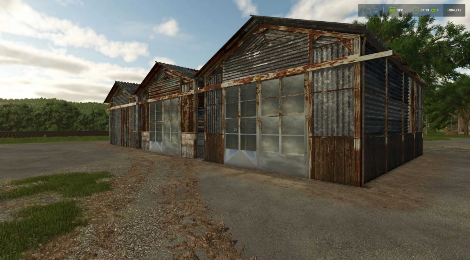 Rusty Sheds v1.0.0.0 FS25 Mod | Farming Simulator 22 Mod