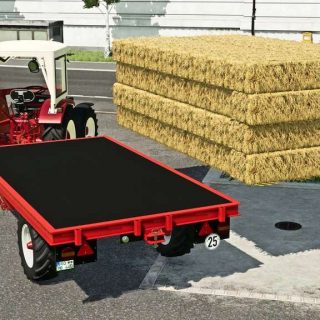 Selfmade Bale Trailer v1.1 FS22 Mod | Farming Simulator 22 Mod