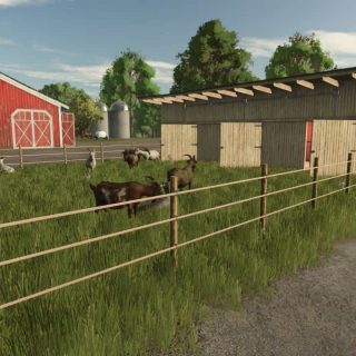 Sheep and Goat Enclosure 260 Places v1.0 FS25 Mod | Farming Simulator ...