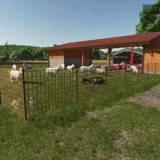 Sheep enclosure 500 places v1.0.0.0 FS25 Mod | Farming Simulator 22 Mod