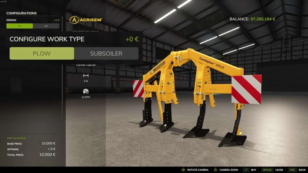 Subsoiler for Plowing Contracts v1.0.0.0 FS25 Mod | Farming Simulator ...