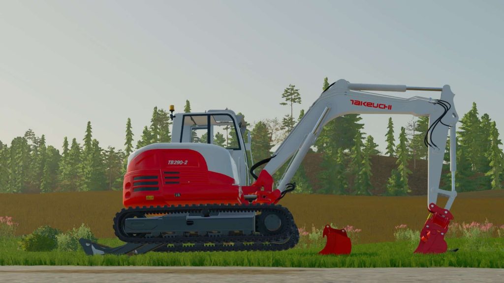 Takeuchi TB290-2 v1.0.0.0 FS25 Mod | Farming Simulator 22 Mod