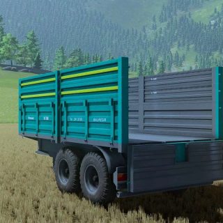Tinaz Tandem Trailer v1.1 FS22 Mod | Farming Simulator 22 Mod