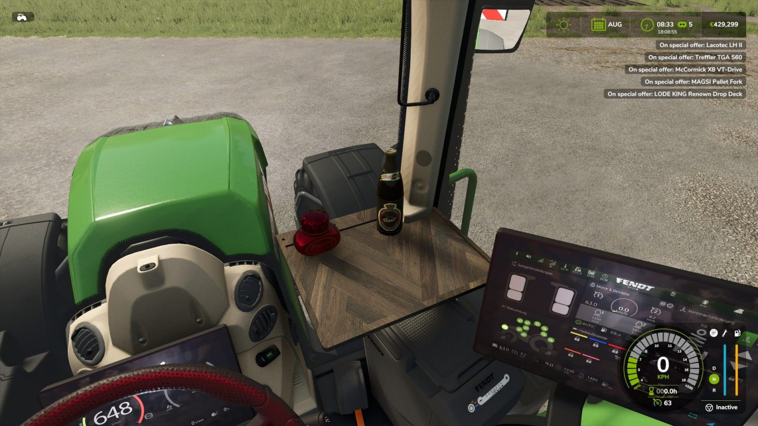Tractor table (Prefab) V1.0.0.0 FS25 Mod | Farming Simulator 22 Mod