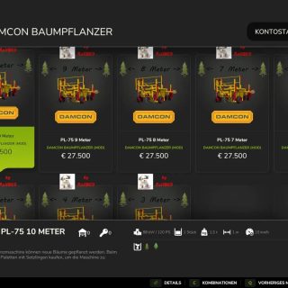 Tree planter v1.0.1.0 FS25 Mod | Farming Simulator 22 Mod