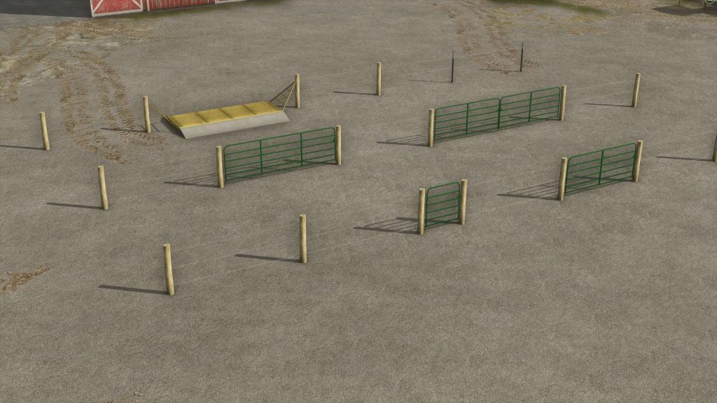 American Fence and Gates v1.0.0.0 FS25 Mod | Farming Simulator 22 Mod