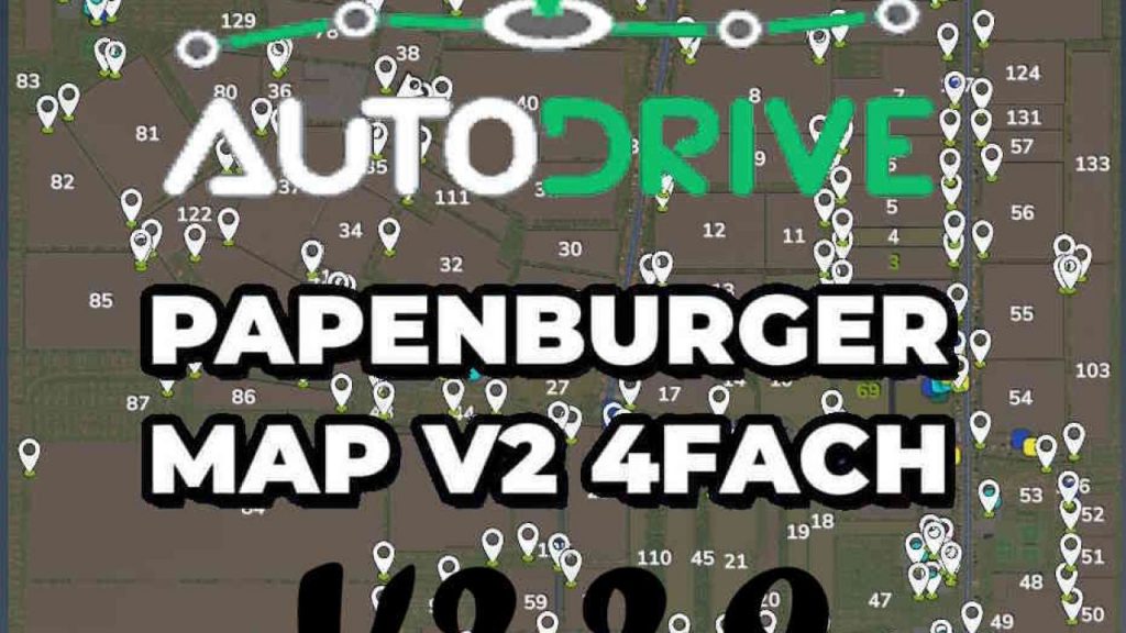 Autodrive Papenburger Map V2.2.9 V1.0.0.0 FS25 Mod | Farming Simulator ...