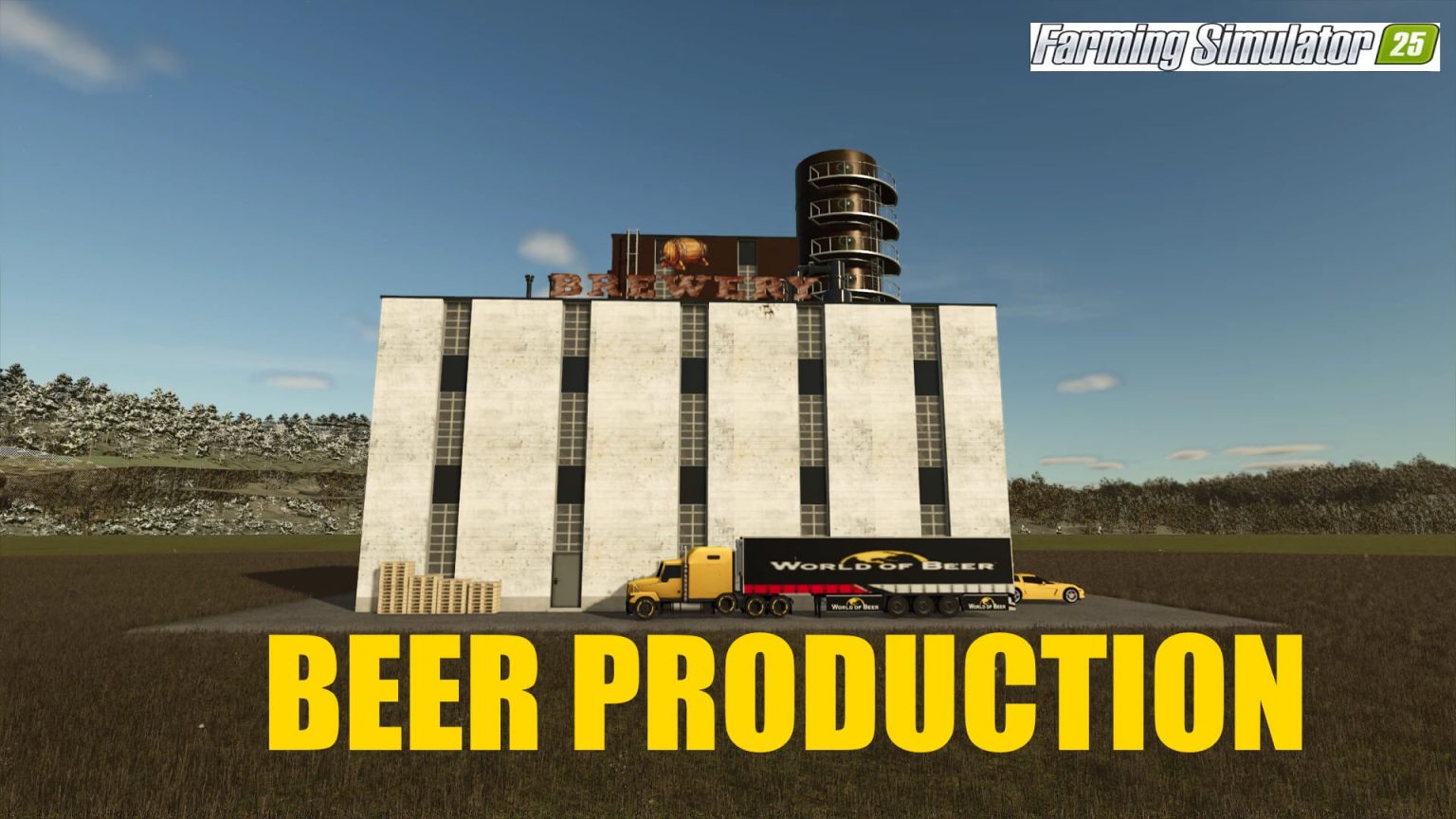 Beer Production v1.0.0.0 FS25 Mod | Farming Simulator 22 Mod
