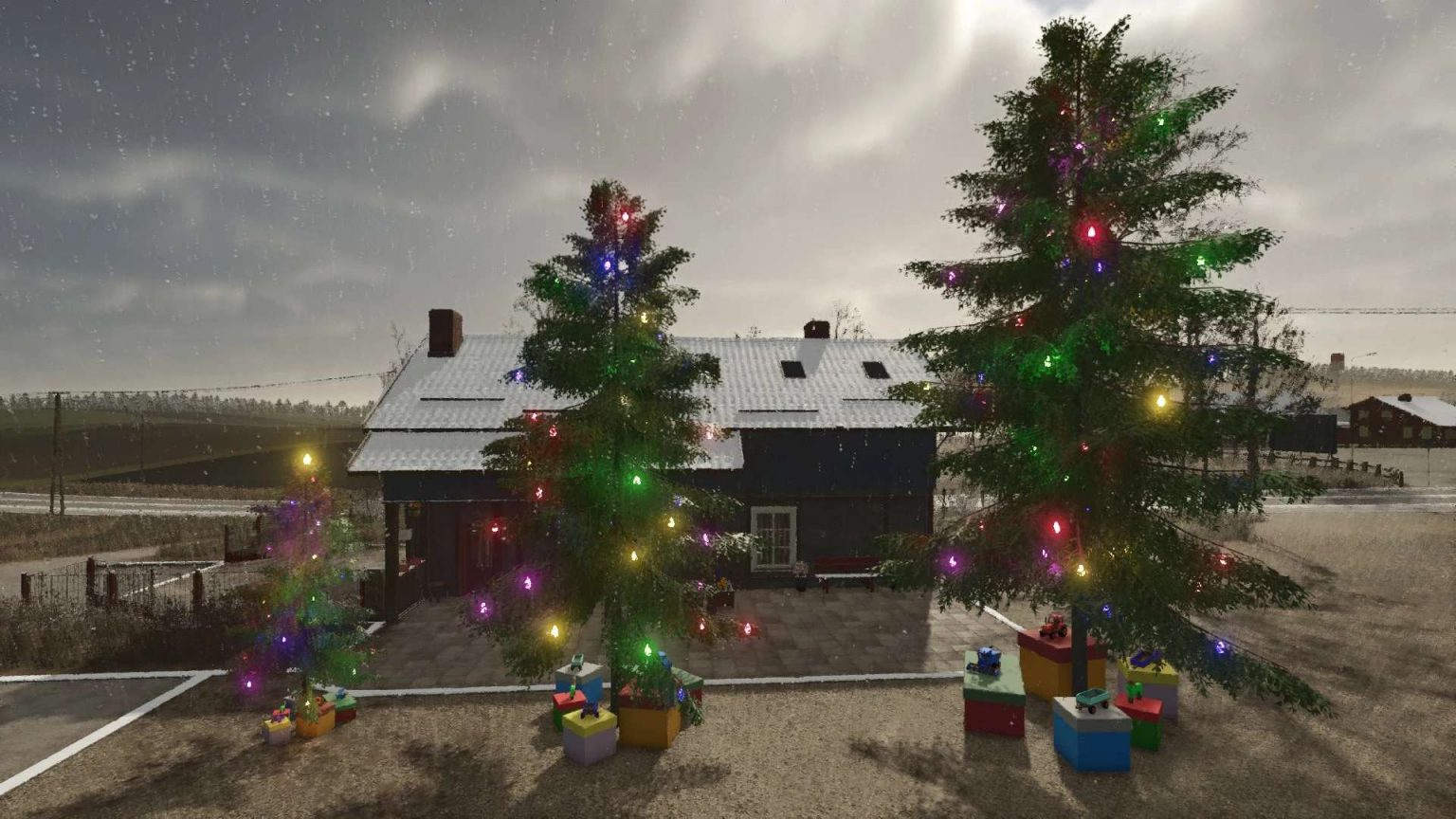 Christmas Tree Pack v1.0.0.0 FS25 Mod | Farming Simulator 22 Mod