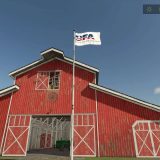 Dairy Farmer of America Flag v1.0.0.0 FS25 Mod | Farming Simulator 22 Mod