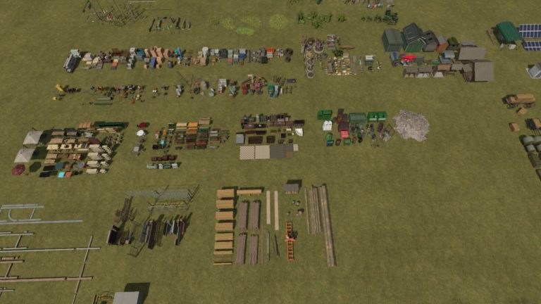 Deko Accessories XXL Prefab v1.0.0.0 FS25 Mod | Farming Simulator 22 Mod