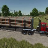 Fliegl Timber Runner Autoload Wood v1.0.0.0 FS25 Mod | Farming ...
