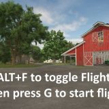 Flight Mode v1.0.0.0 FS25 Mod | Farming Simulator 22 Mod