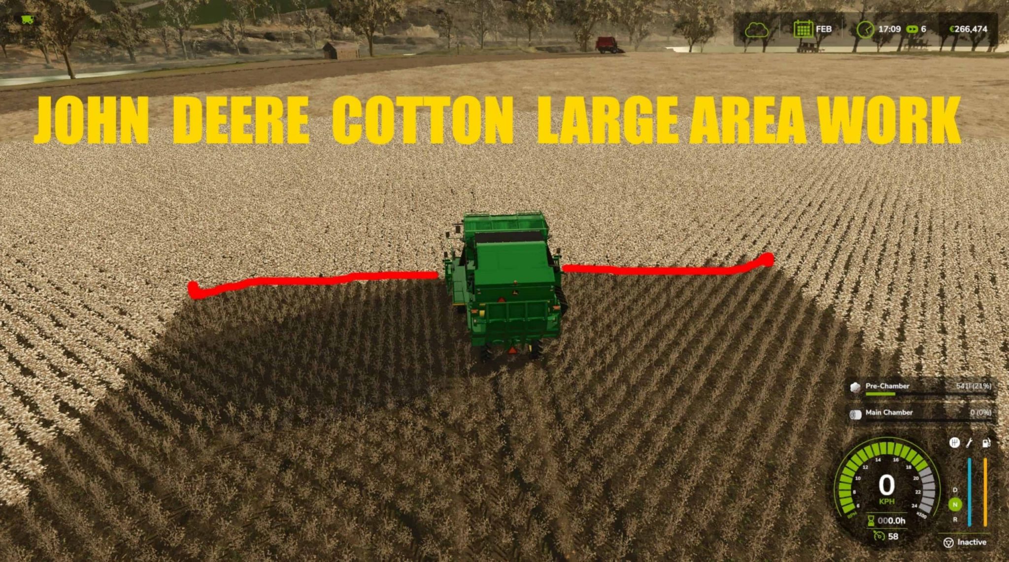 John Deere Cotton harvester (Big Field) v1.0.0.0 FS25 Mod | Farming ...