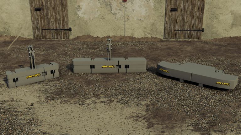Meyer Weight Pack v1.0.0.0 FS25 Mod | Farming Simulator 22 Mod