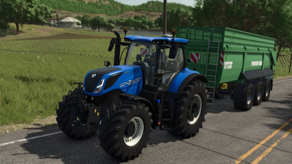 New Holland T7 Open Pipe Sound V1.0.0.0 FS25 Mod | Farming Simulator 22 Mod