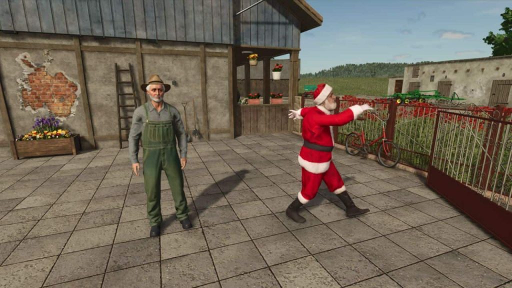 Placeable Animated Santa Claus Decoration v1.0.0.0 FS25 Mod | Farming ...