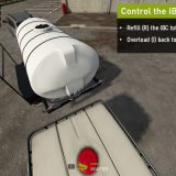 Refillable IBC Tank v1.0.1.0 FS25 Mod | Farming Simulator 22 Mod