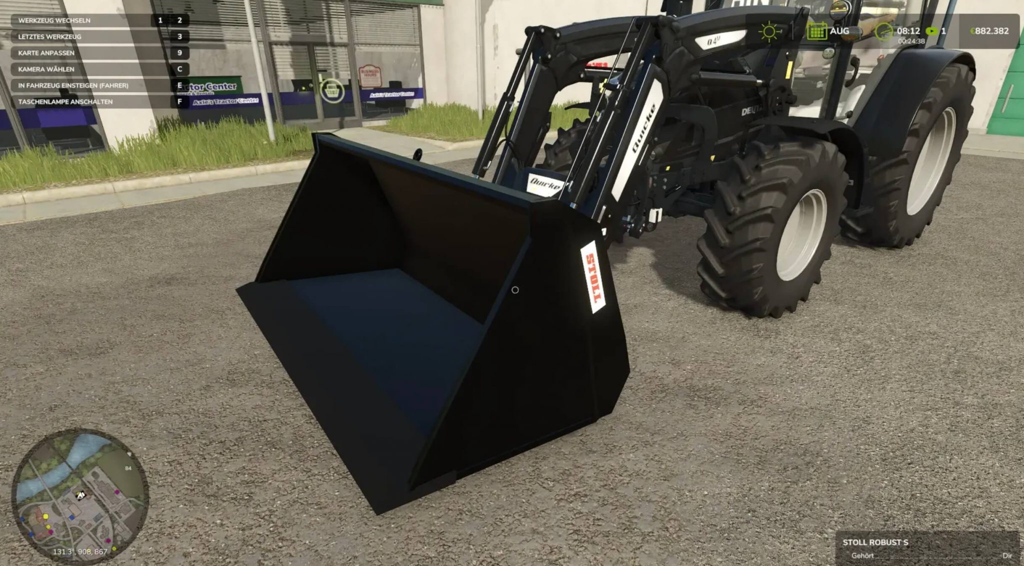 Stoll Robust S Front loader Shovel v1.0.0.4 FS25 Mod | Farming ...