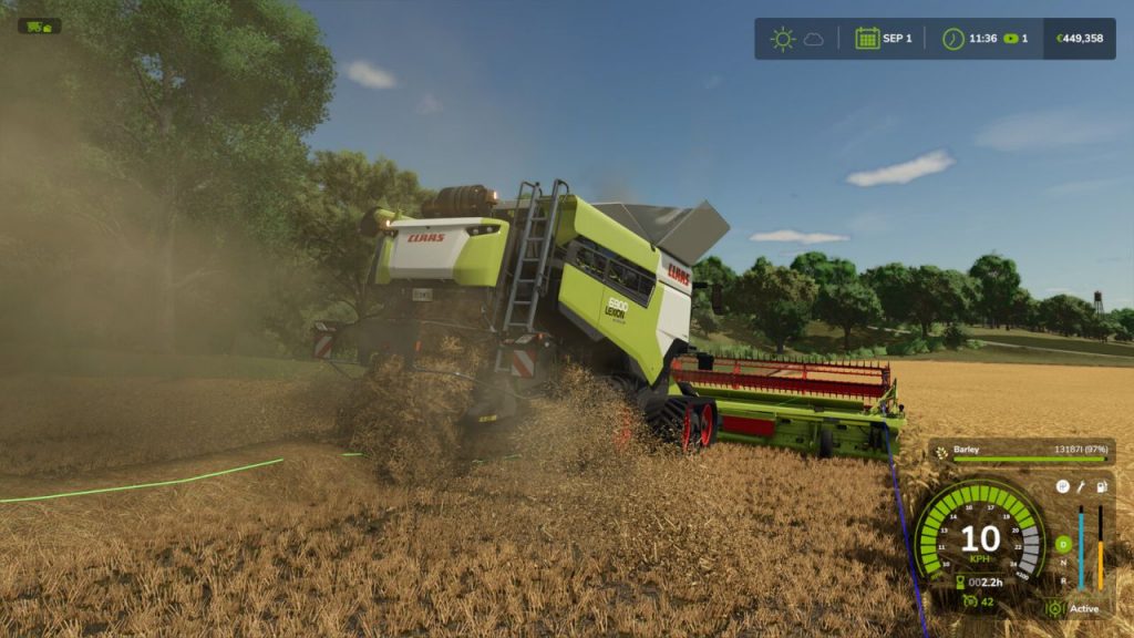 Stop Full Combine v1.1.0.0 FS25 Mod | Farming Simulator 22 Mod