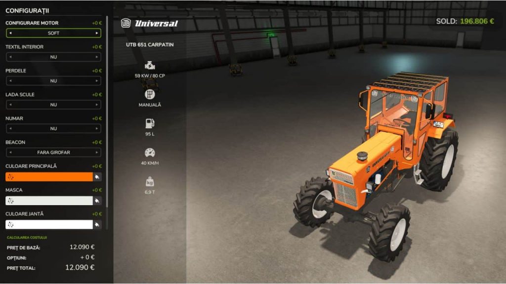 UTB 651 Carpatin v1.0.0.0 FS25 Mod | Farming Simulator 22 Mod