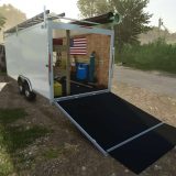 20ft Enclosed Trailer v1.0.0.0 FS25 Mod | Farming Simulator 22 Mod