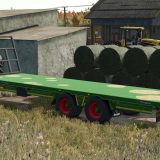 Broughan 28 Foot Low Bed Flat Trailer v1.0.0.0 FS25 Mod | Farming ...