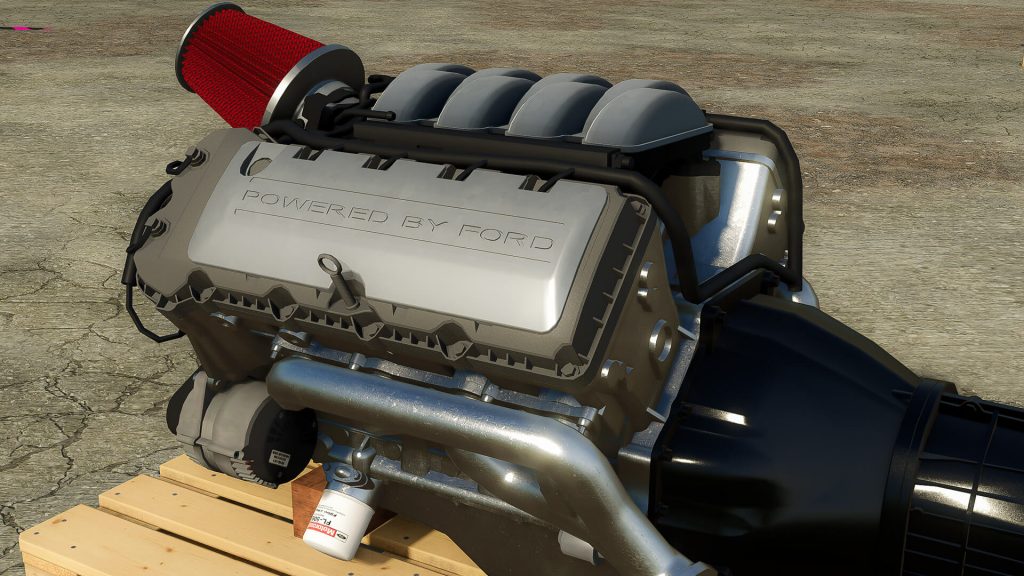 Ford Coyote V8 Engine v1.0.0.0 FS25 Mod | Farming Simulator 22 Mod