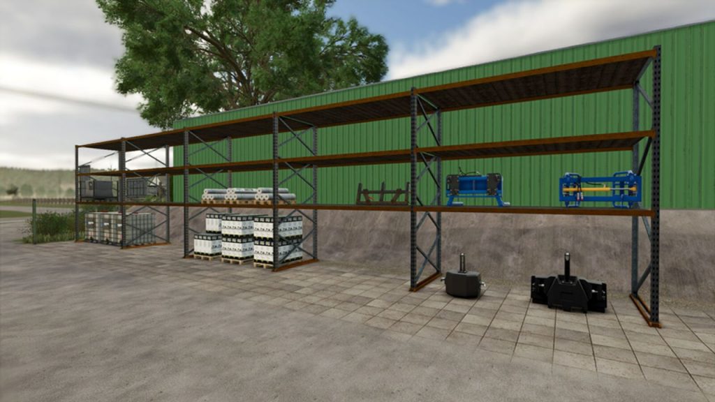 Heavy Duty Rack Element V1.0.0.0 FS25 Mod | Farming Simulator 22 Mod