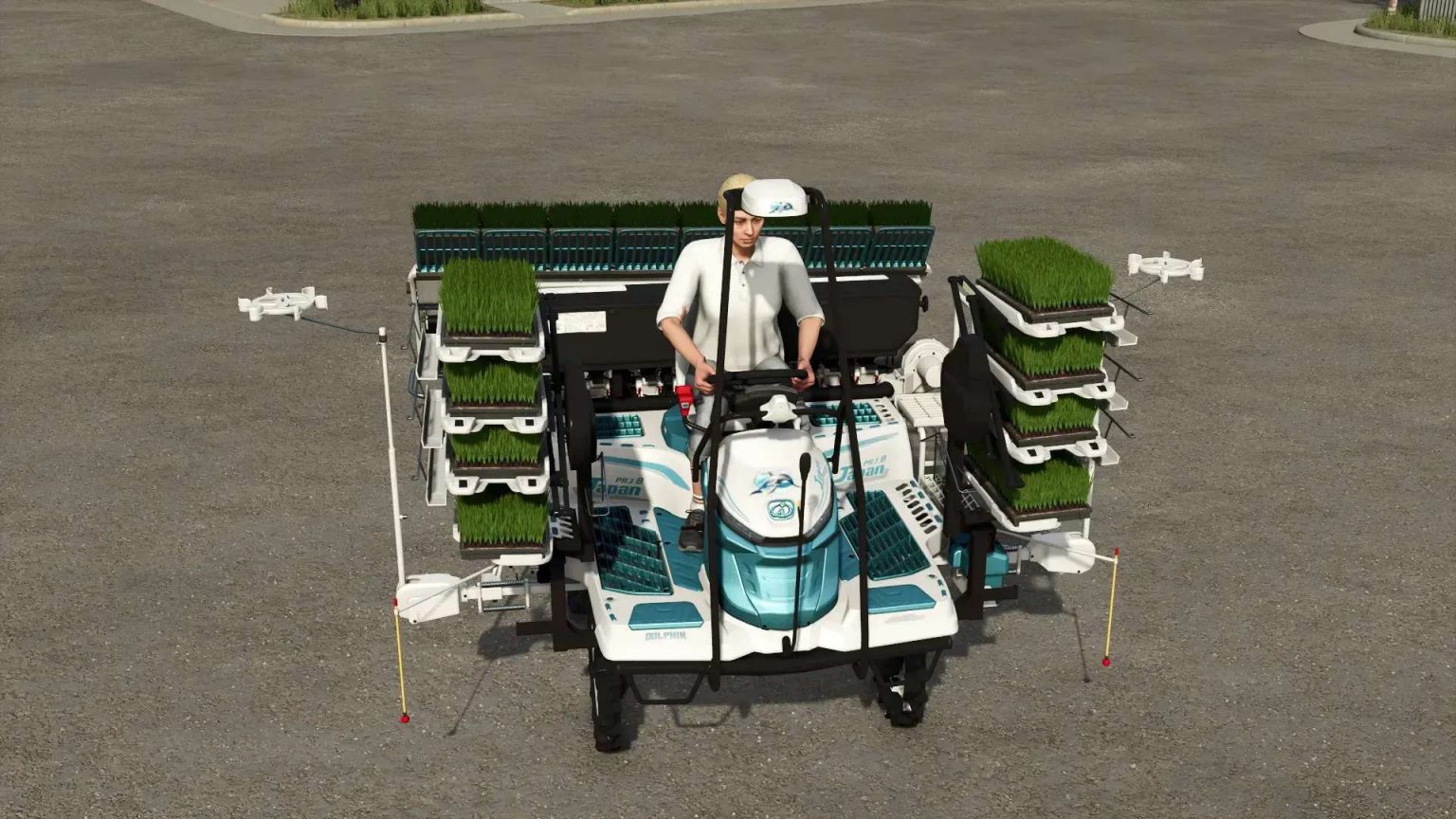 Iseki PRJ8D Dolphin Edition v1.0.0.0 FS25 Mod | Farming Simulator 22 Mod