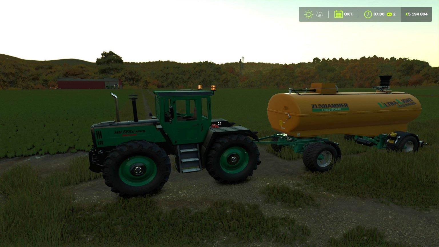 MB Trac 1800 Green Edition V1.0.0.0 FS25 Mod | Farming Simulator 22 Mod