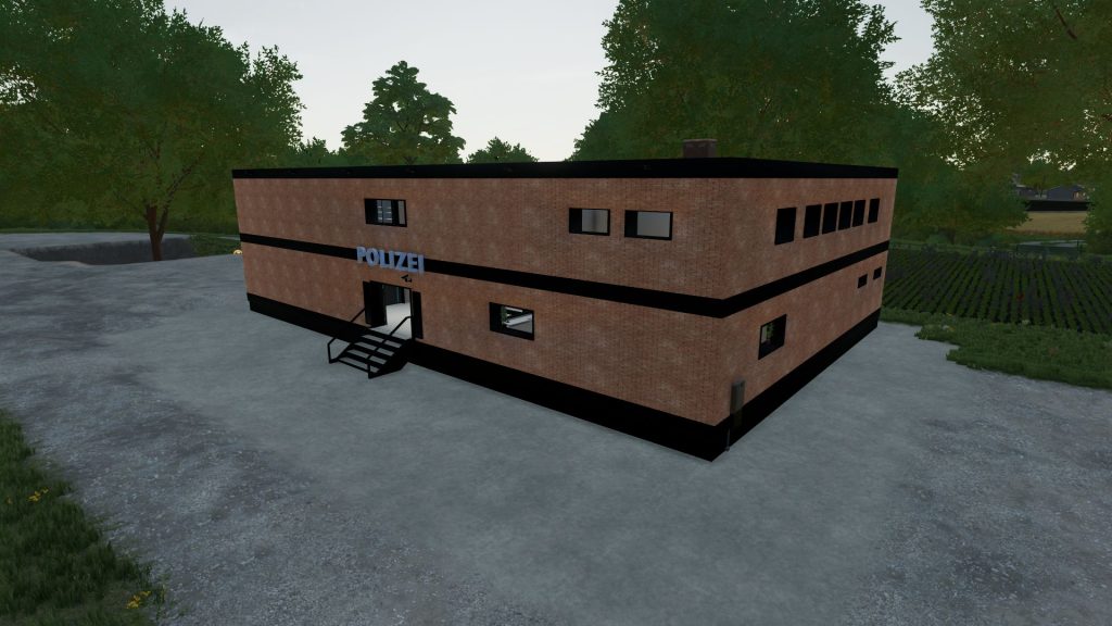 Police station v1.0.0.0 FS25 Mod | Farming Simulator 22 Mod