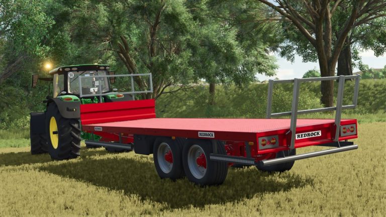 Redrock 24ft Bale Trailer V1.0.0.0 FS25 Mod | Farming Simulator 22 Mod