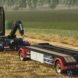 Scania R HKL & Hueffermann HKL Container Trailer v1.0.0.0 FS25 Mod ...
