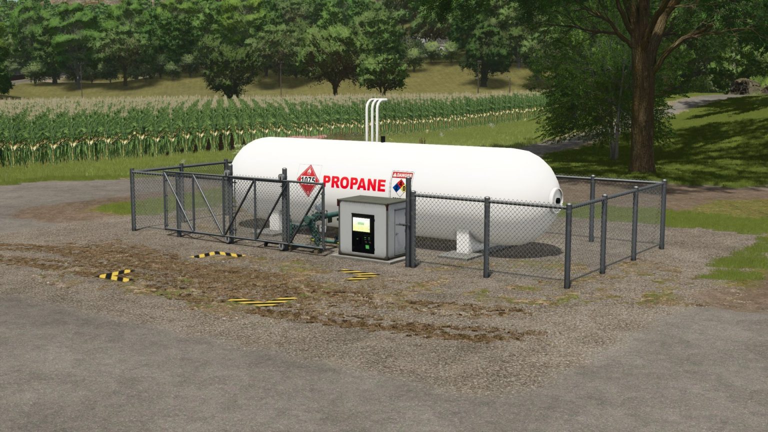 Storage silo with corn dryer V1.0.0.0 FS25 Mod | Farming Simulator 22 Mod