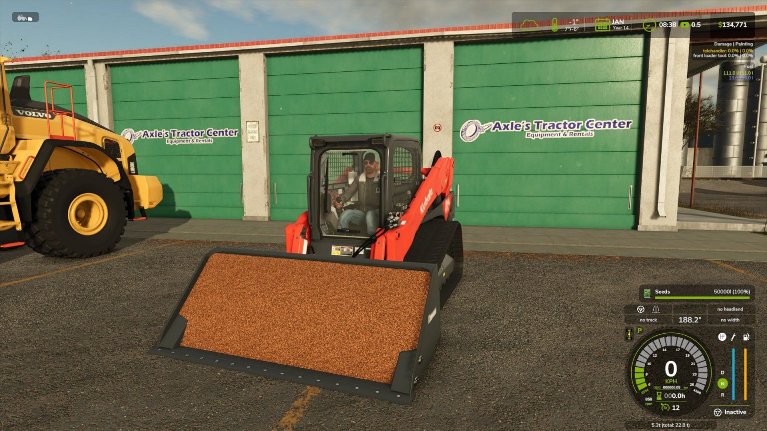 Unrealistic Skid Steer Loader Bucket V4.2.0.2 FS25 Mod | Farming Simulator 22 Mod