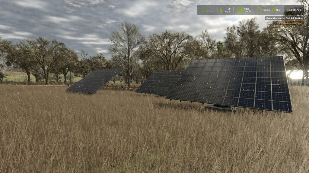 Unrealistic Solar Panel V4.2.0.0 FS25 Mod | Farming Simulator 22 Mod