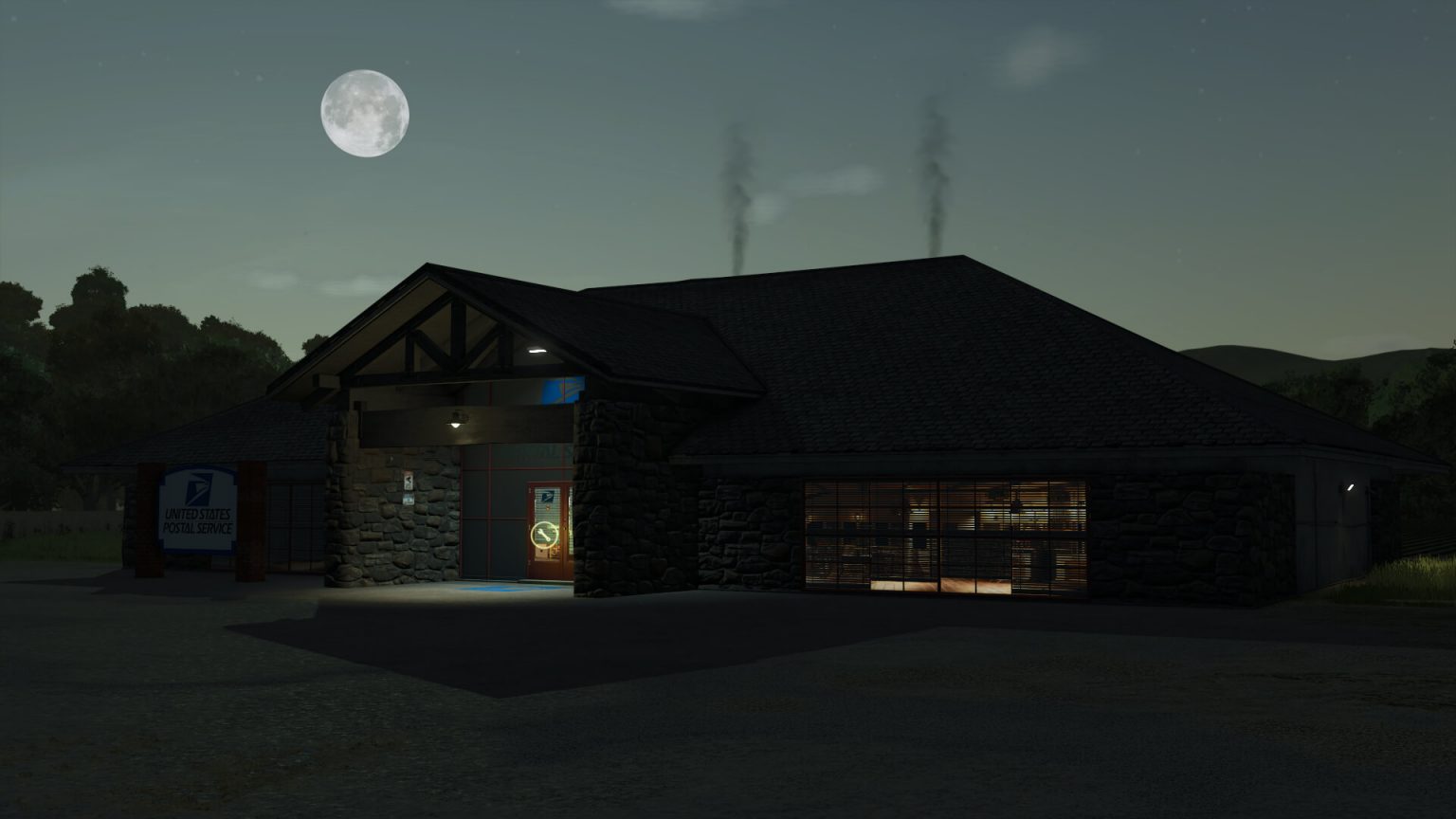 USPS Post Office Production Pack v1.0.0.0 FS25 Mod | Farming Simulator ...