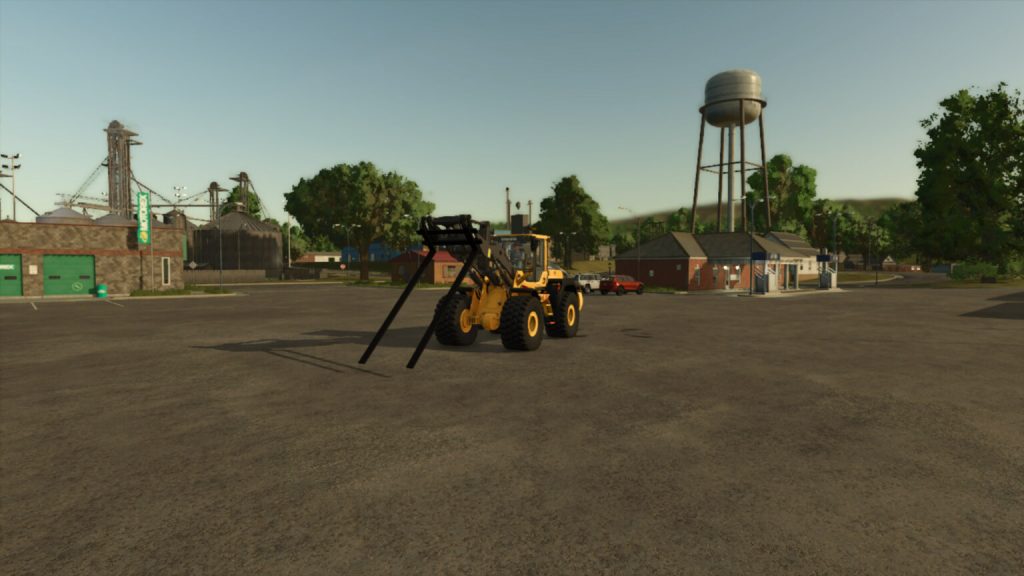 Wheel loader extended forks V1.0.0.0 FS25 Mod | Farming Simulator 22 Mod