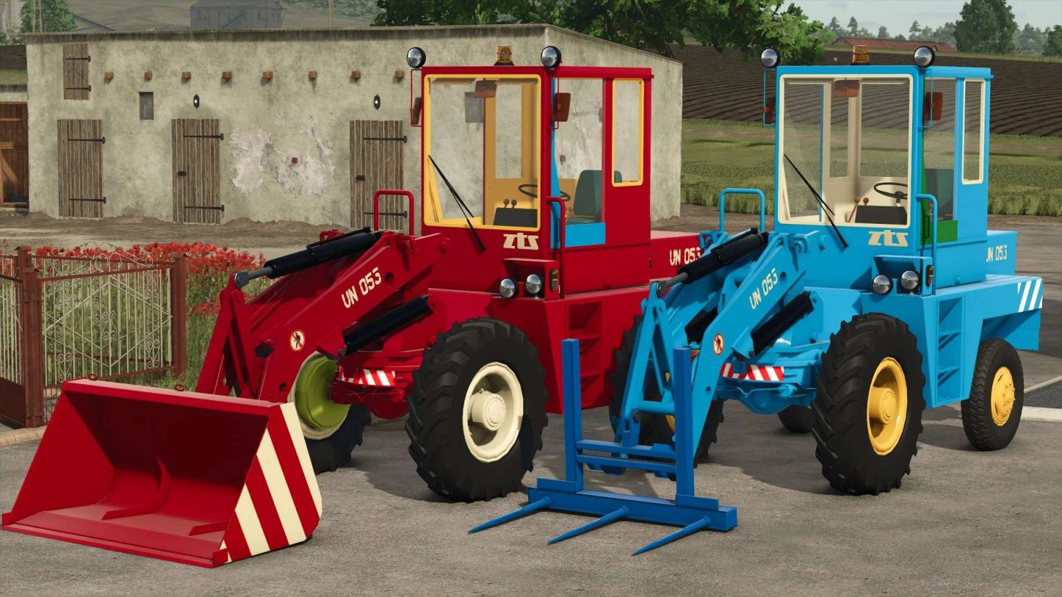 ZTS UN 053 Wheel Loader v1.0.0.0 FS25 Mod | Farming Simulator 22 Mod
