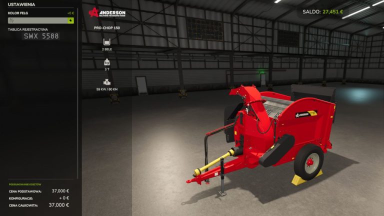 Anderson Pro Chop 150 V1.0.0.0 FS25 Mod | Farming Simulator 22 Mod