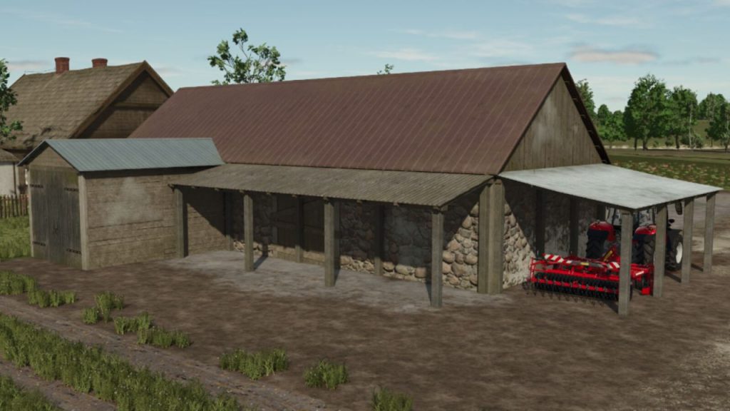 Old Farm Building Set V1.0.0.0 FS25 Mod | Farming Simulator 22 Mod