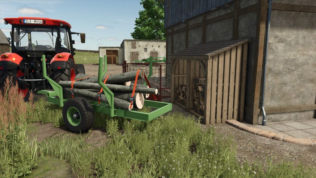 Selfmade Forest Trailer V1.0.0.0 FS25 Mod | Farming Simulator 22 Mod