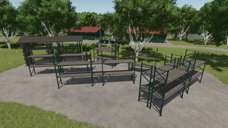 Shelf Storage Pack V1.0.0.0 FS25 Mod | Farming Simulator 22 Mod
