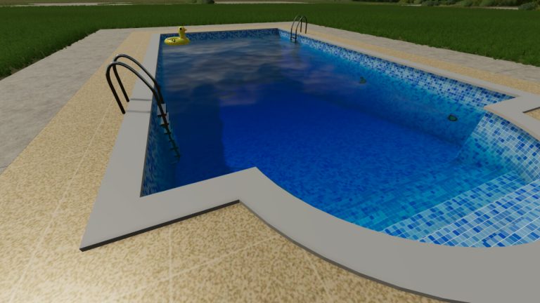 Swimming Pool 1 V1.0.0.0 FS25 Mod | Farming Simulator 22 Mod