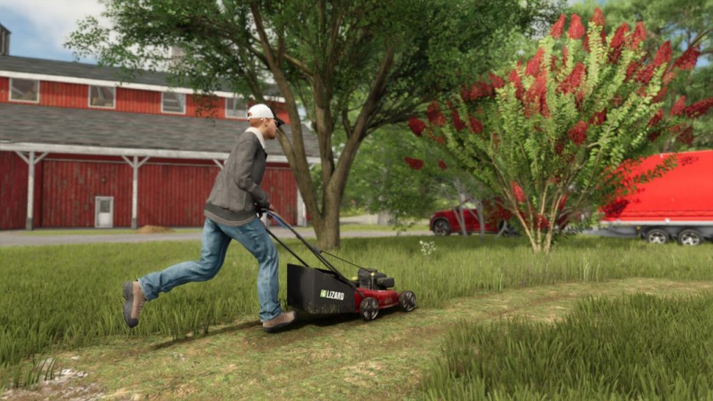 Hand Lawn Mower V1.0.0.0 FS25 Mod | Farming Simulator 22 Mod