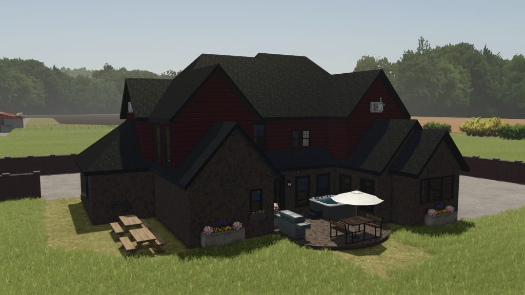 House 4 Bed 3 Bath V1.0.0.0 FS25 Mod | Farming Simulator 22 Mod