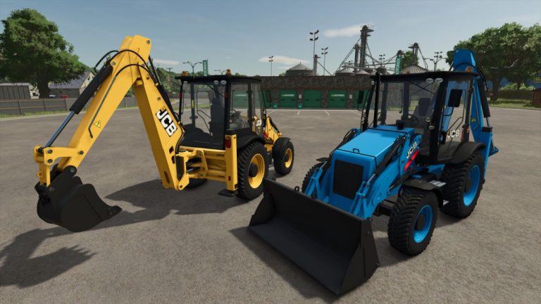 JCB Backhoe Loader V1.0.0.0 FS25 Mod | Farming Simulator 22 Mod